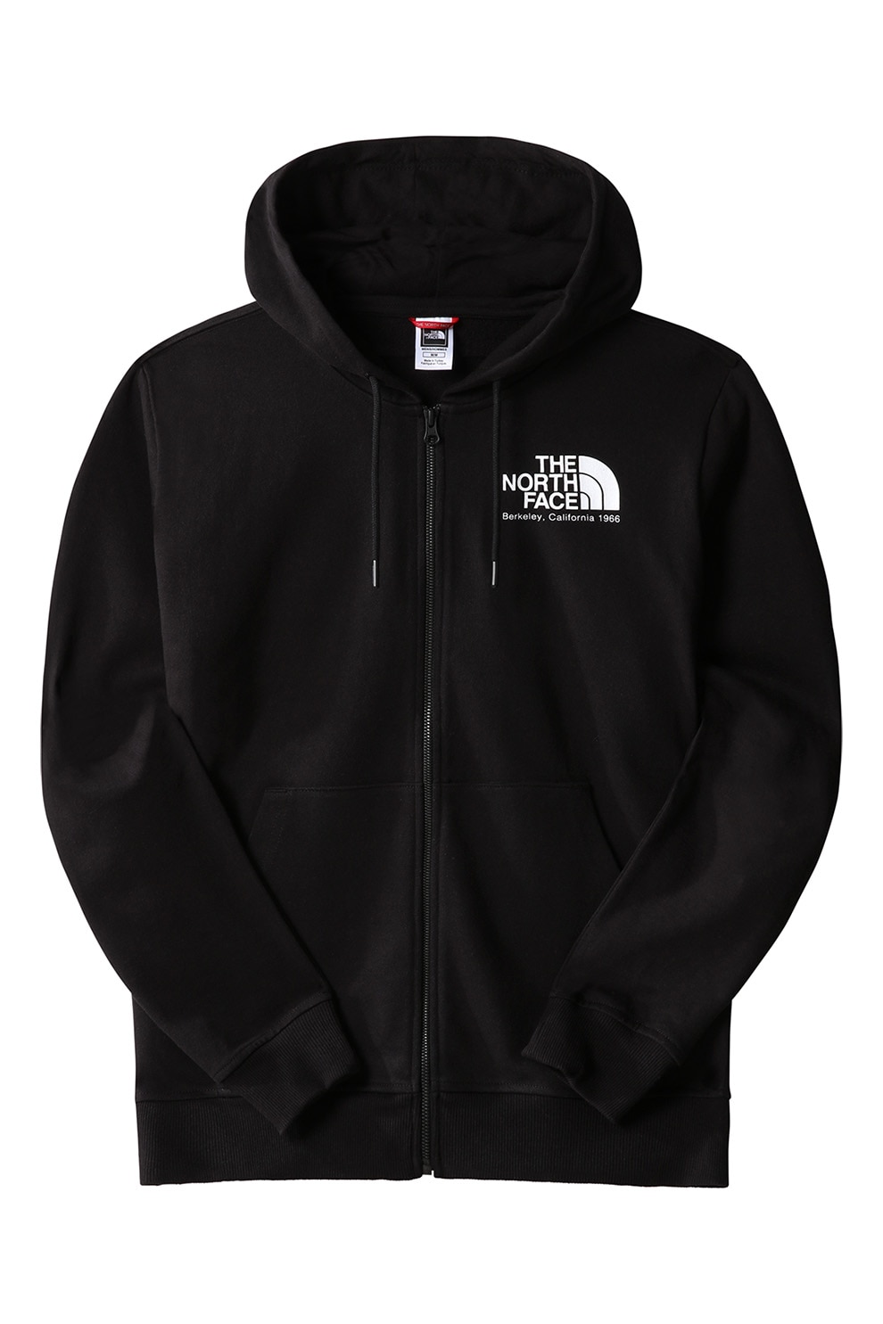 The North Face, Hanorac de bumbac cu fermoar Heritage, Negru, S - eMAG.ro