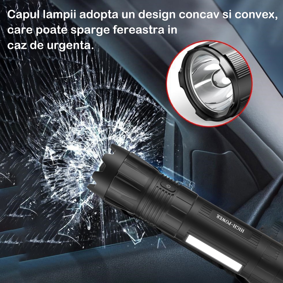 Starter auto portabil, HouDeOS™, 28000 mAh, 12V, 1200 A, Negru - eMAG.ro