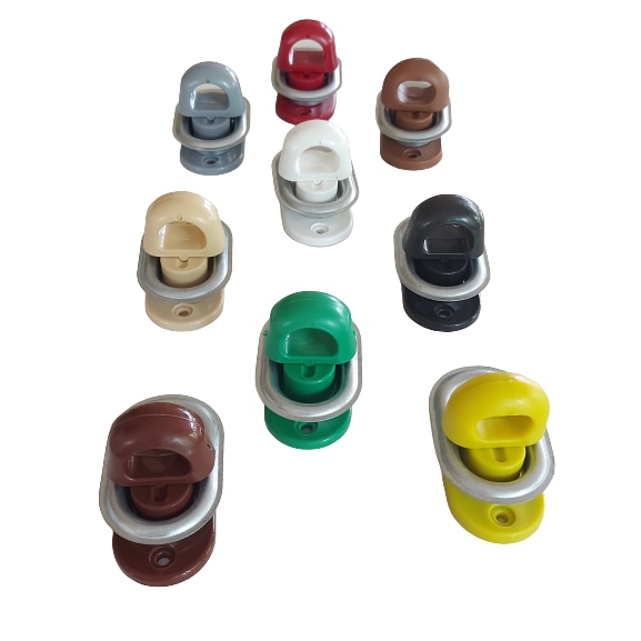 Set 10 Capse Ovale si 10 Saibe 42mm x 22 mm Zincate Antirugina pentru ...