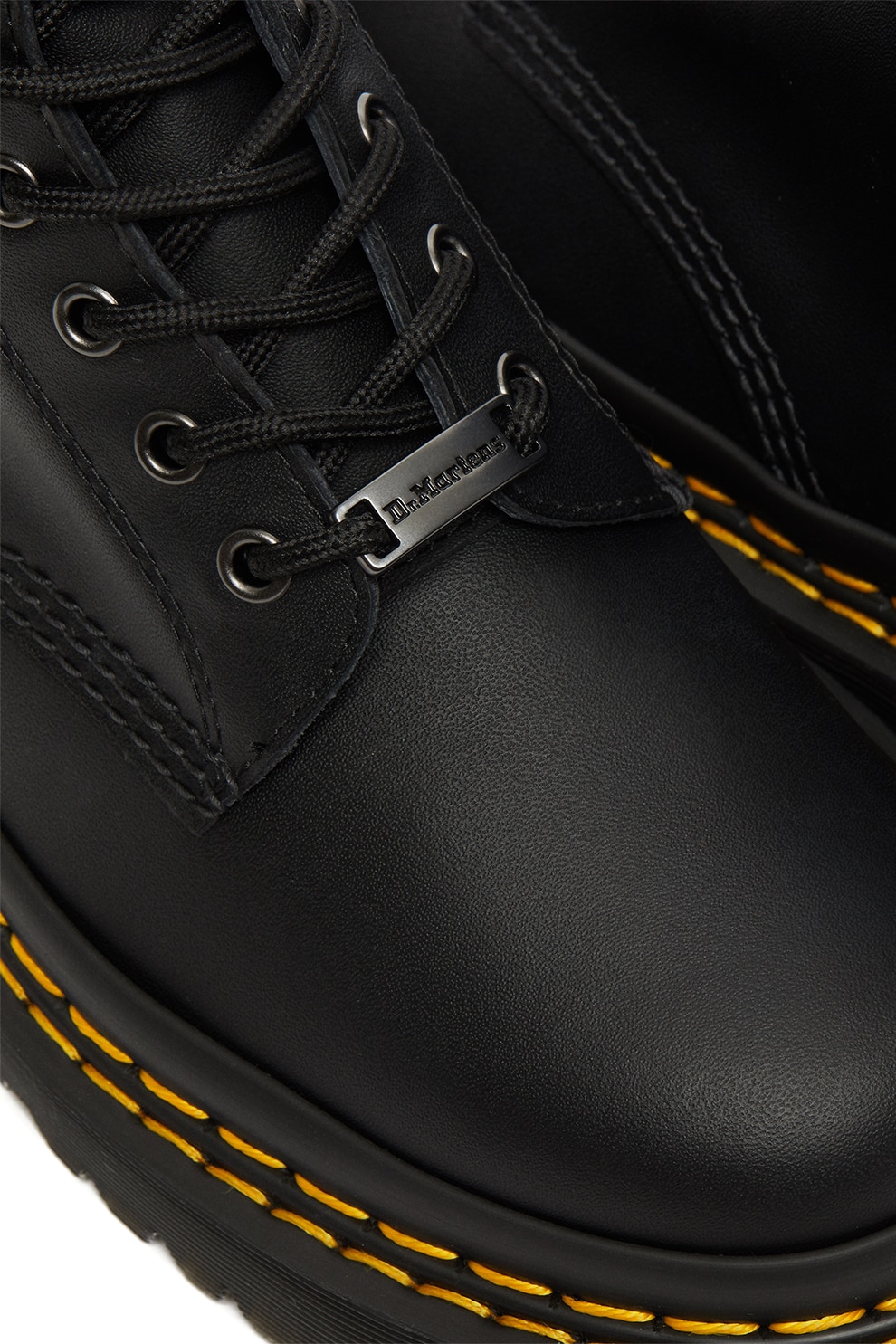 Dr. Martens, Ghete de piele cu aplicatii logo Bex, Negru, 3 - eMAG.ro