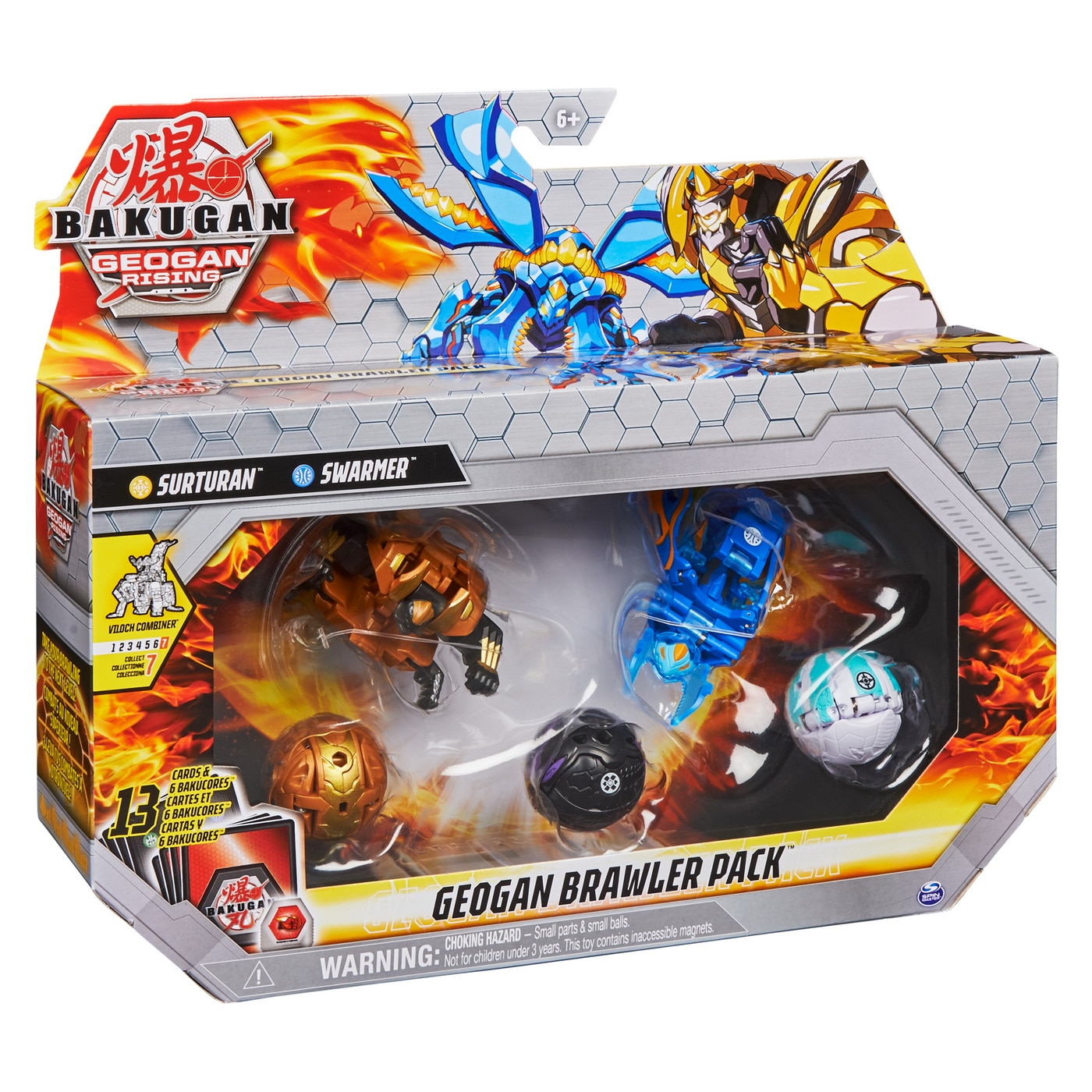 Bakugan Geogan Rising játékkészlet - Brawler, Surturan és Swarmer - eMAG.hu