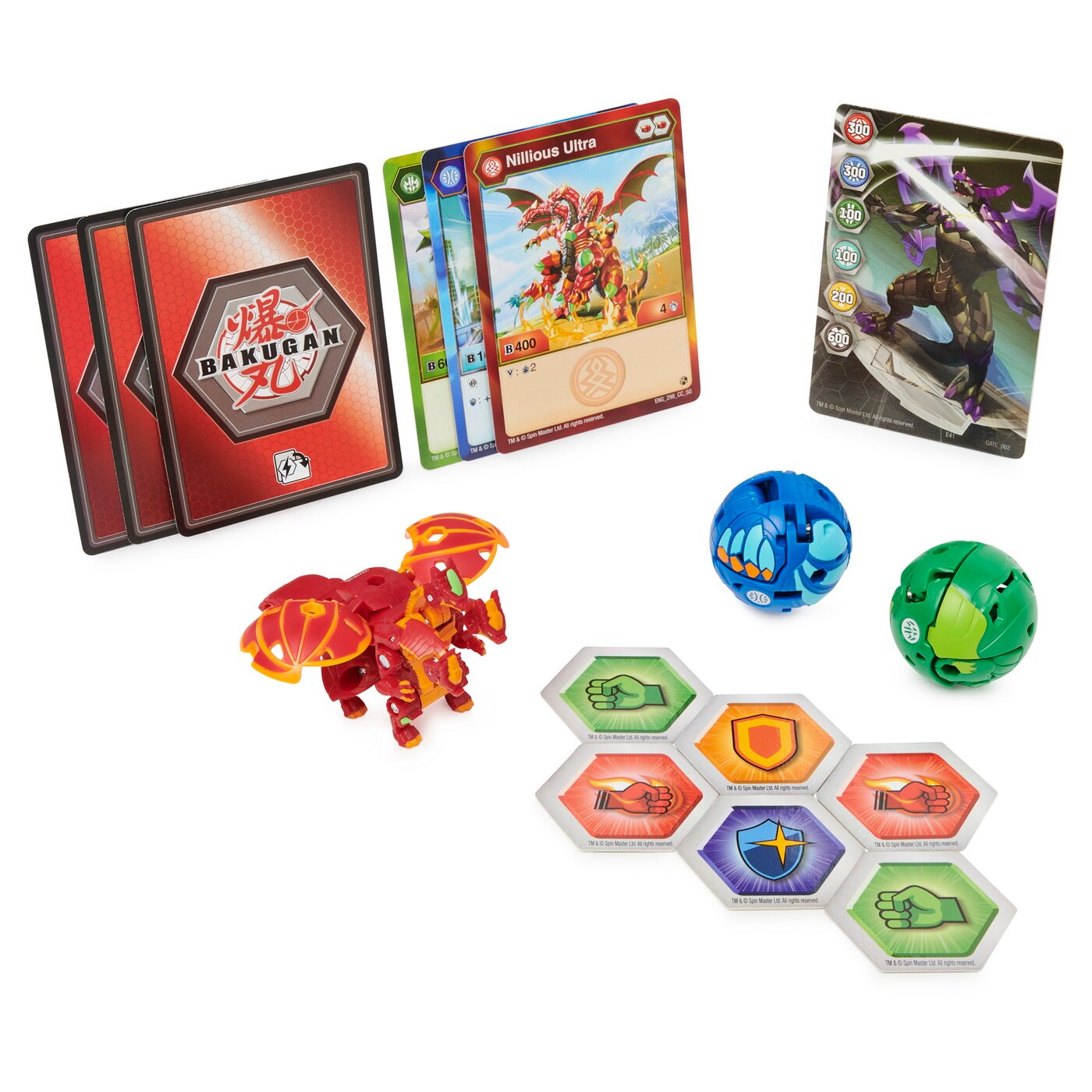 Фигурка Bakugan Geogan Rising - Starter Pack, Nillious Ultra, Harperion ...