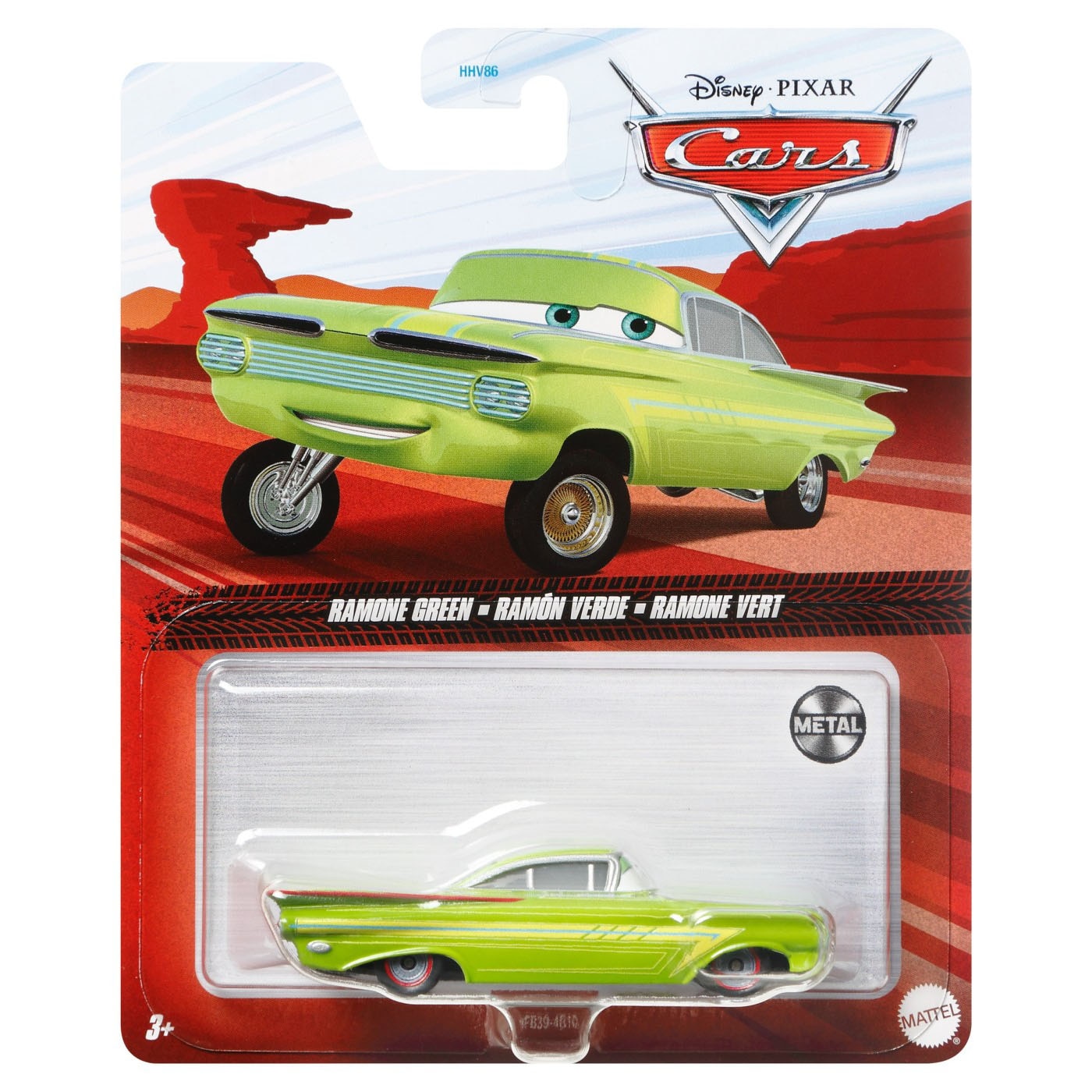 Количка Diecast Disney Cars 3 - Ramone Green - eMAG.bg