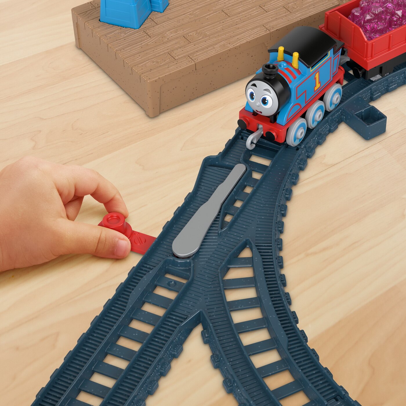 Set de joaca Thomas & Friends - Push Along, Thomas si accesorii - eMAG.ro