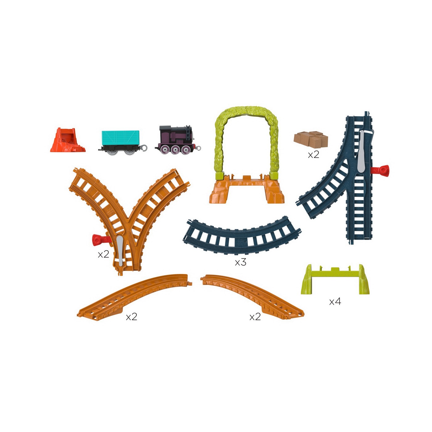 Set de joaca Thomas & Friends - Push Along, Diesel si accesorii - eMAG.ro