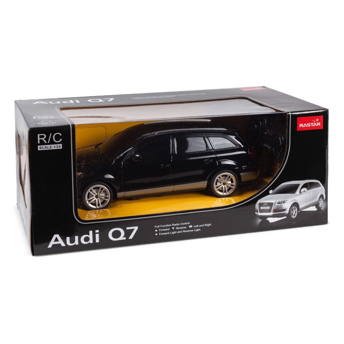 Masinuta Rastar RC - Audi Q7, negru, 1:24 - eMAG.ro