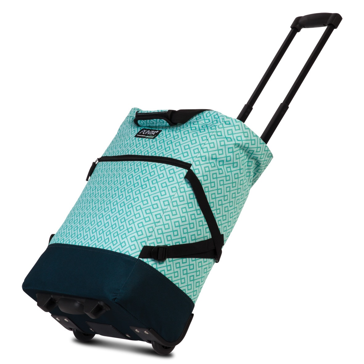 Geanta cumparaturi cu role, PUNTA, F10008, Verde Deschis - eMAG.ro