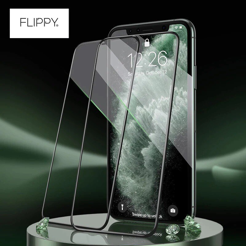 Folie ecran Flippy pentru iPhone 14 Pro Max, Sticla ESD, Top Glass ...