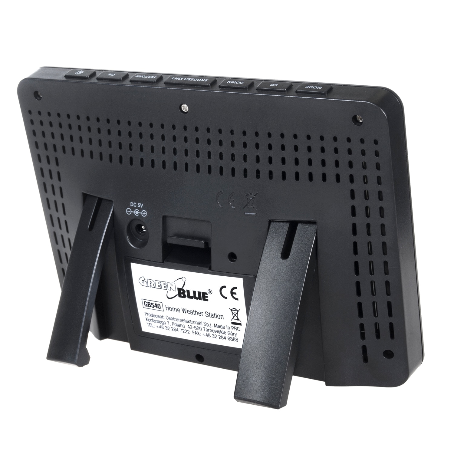 Statie meteo wireless, Greenblue GB540 DCF, negru - eMAG.ro