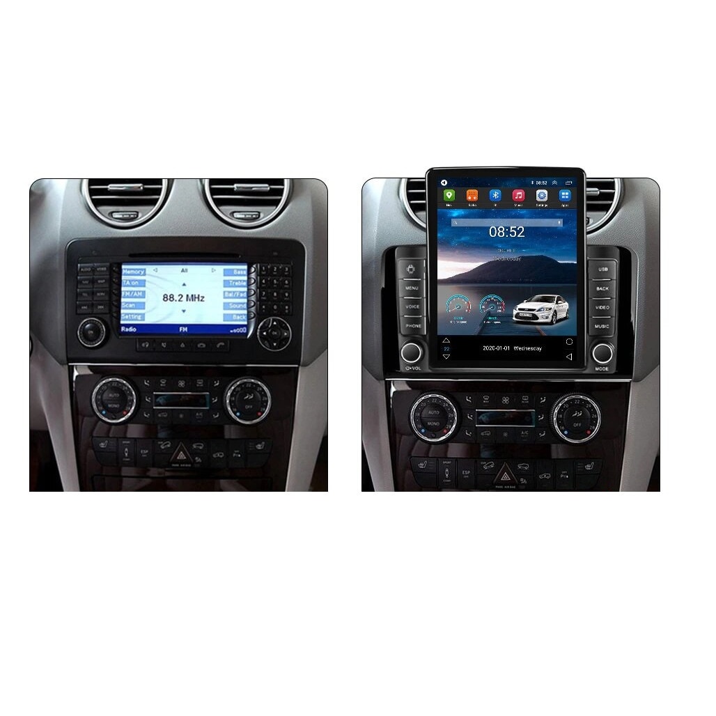 Навигация Mercedes ML GL W164 от 2005-2012, NAVIGPS, 9.5 инча TESLA ...