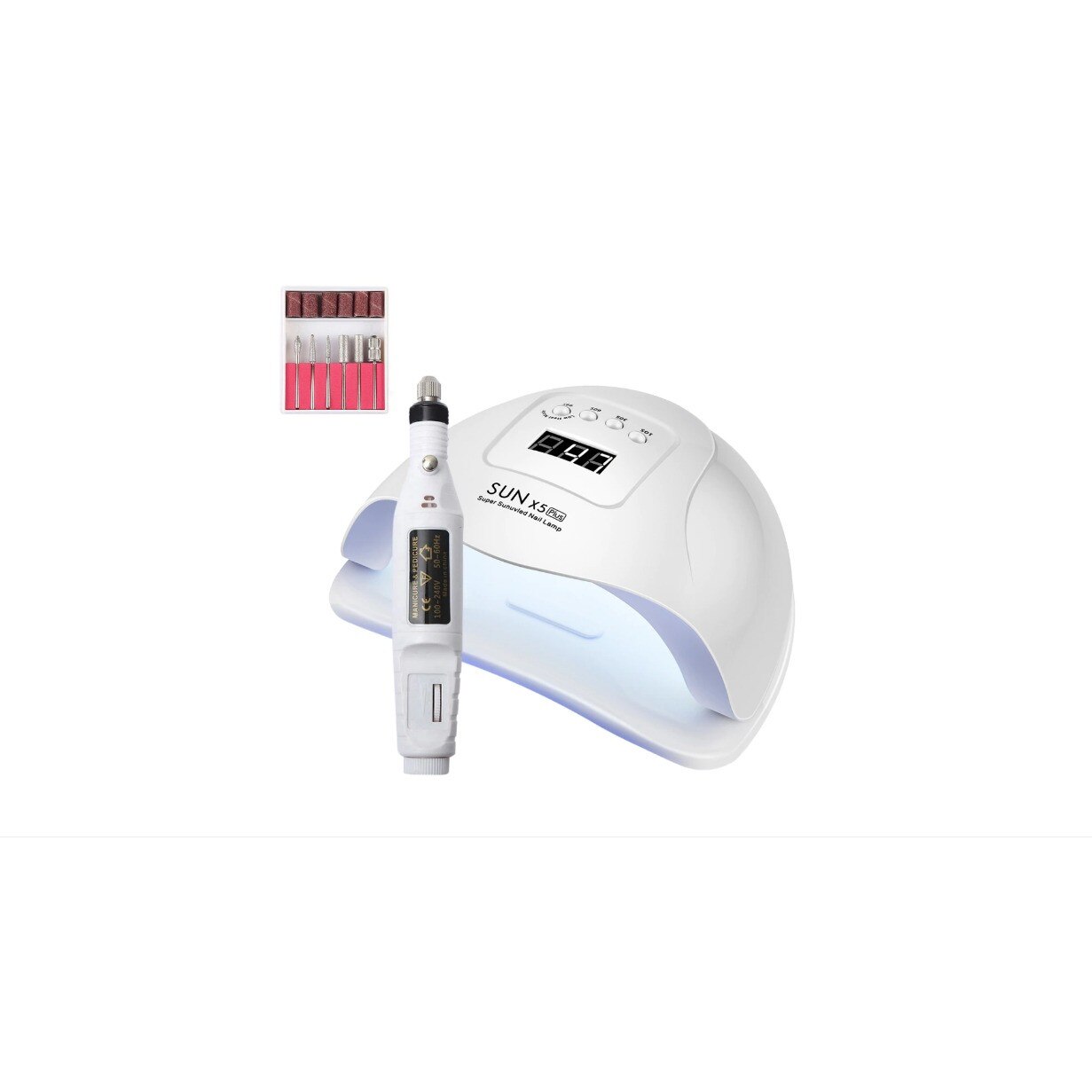 Sun x5 Plus 54w Ajándék Fehér Csiszológéppel Alap Csiszolófejekkel ...