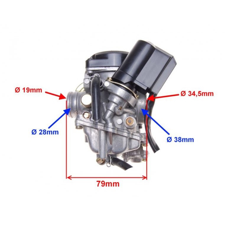 Карбуратор 4T GY6 80cc - eMAG.bg