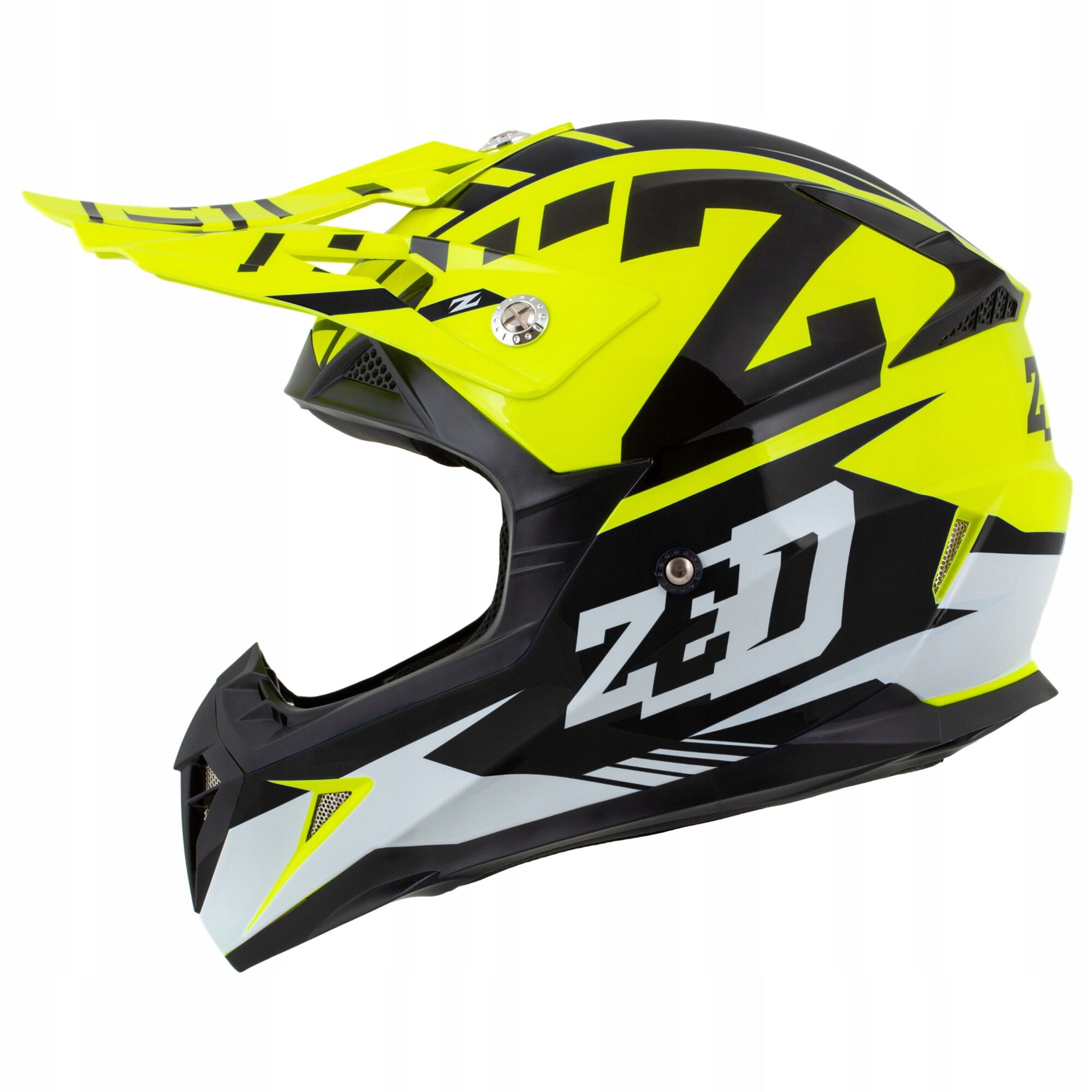 Set casca protectie moto cross Zed X.1, ochelari si cagula ...
