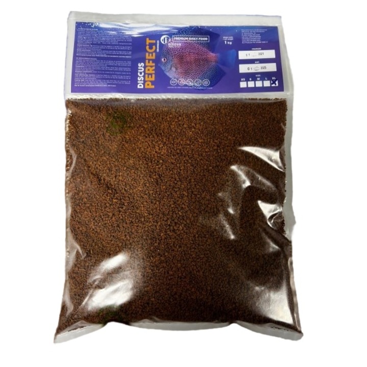 Granule pesti Discus Perfect, Premium Daily food, M, 1000g, Maro - eMAG.ro