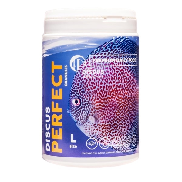 Granule pesti Discus Perfect, Premium Daily food, XL, 130g, Alb - eMAG.ro