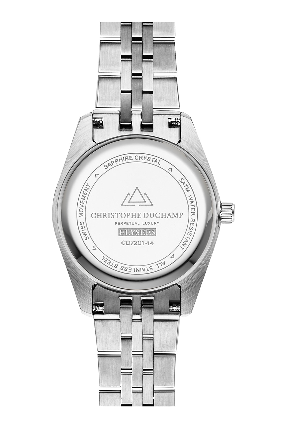 Christophe Duchamp, Швейцарски часовник от неръждаема стомана с ...