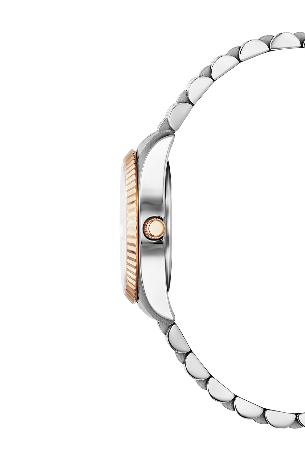 Christophe Duchamp, Часовник от неръждаема стомана с диаманти, Rose ...