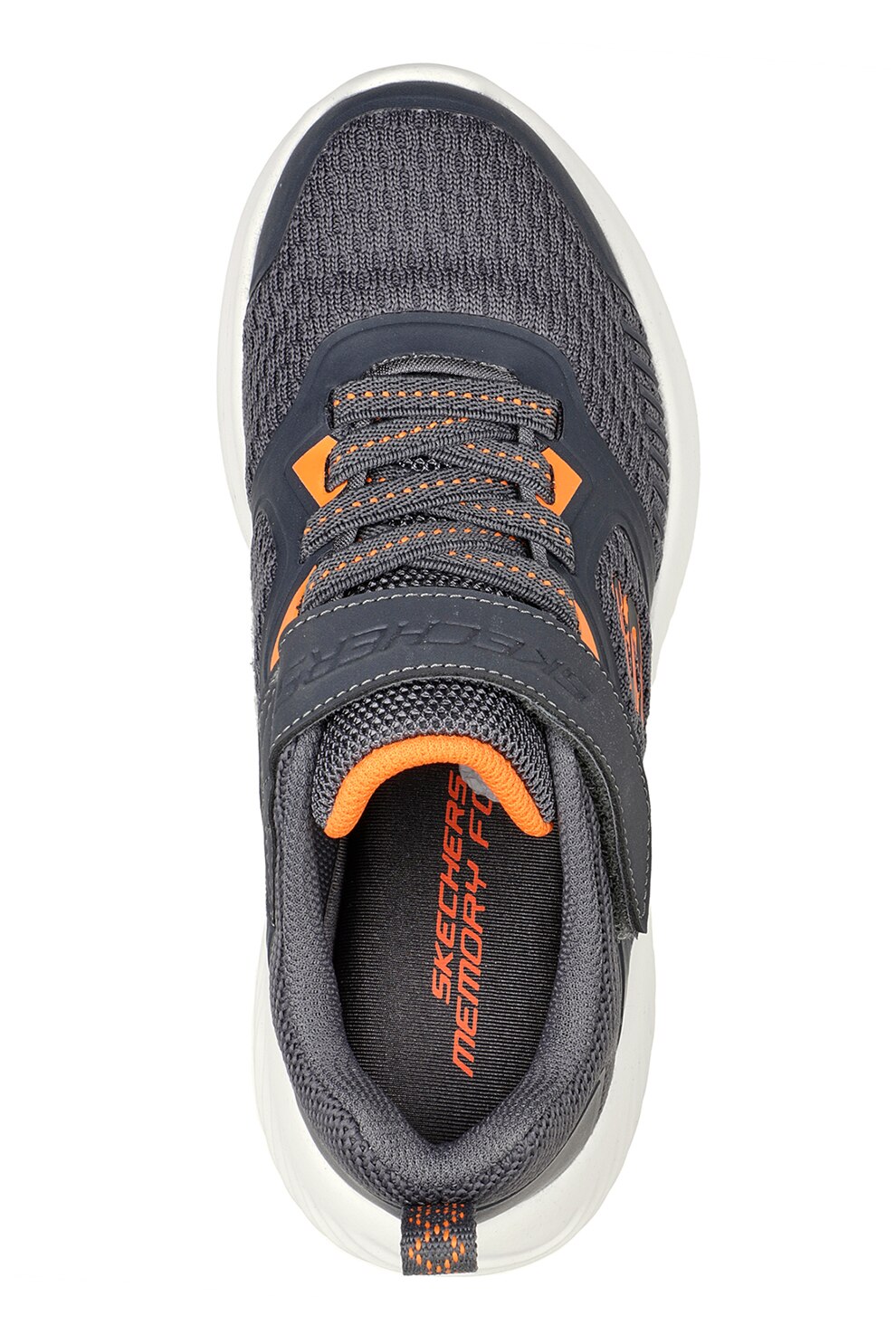 Skechers, Pantofi sport cu banda velcro Bounder, Gri, 34 EU - eMAG.ro