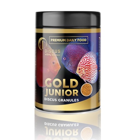 Granule pesti Gold Discus Junior, Premium Daily food, 180g, Negru - eMAG.ro