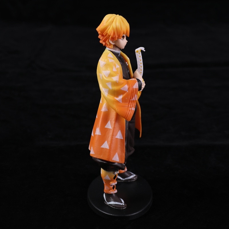 Figurine Zenitsu Agatsuma Demon Slayer, AREOUT, PVC, 16 cm, Multicolor ...