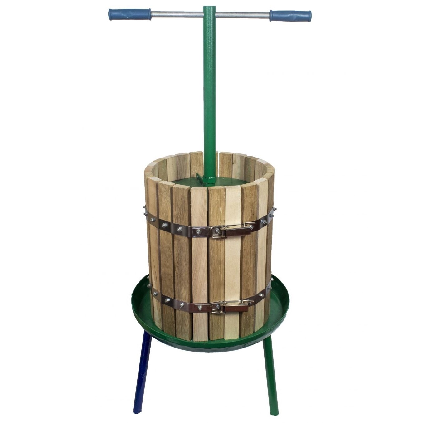 Presa/teasc struguri VIlen, 30 L Lemn, cu Filet, Suport 3 picioare ...