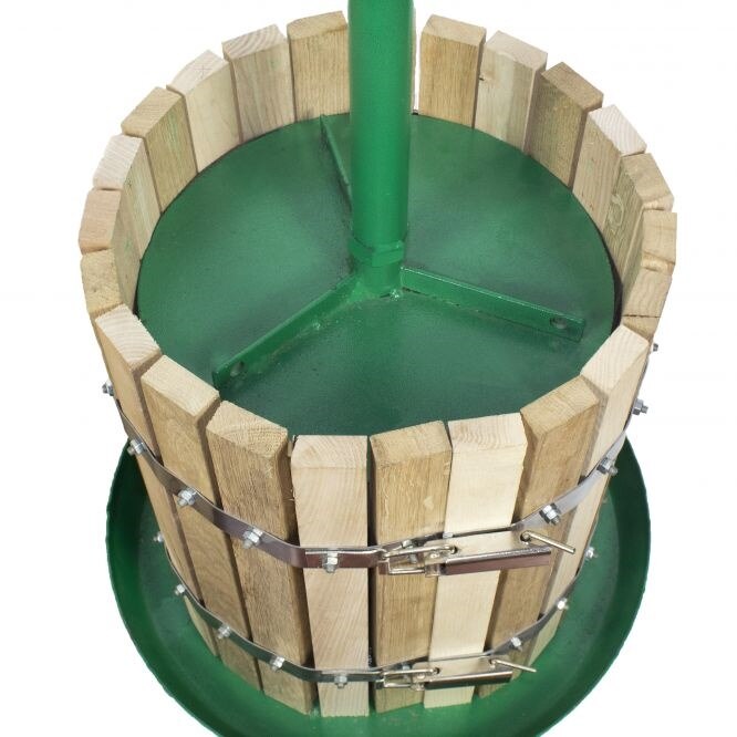 Presa/teasc struguri VIlen, 30 L Lemn, cu Filet, Suport 3 picioare ...