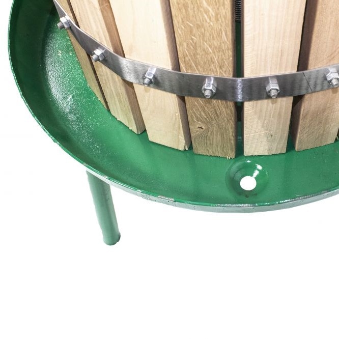 Presa/teasc struguri VIlen, 30 L Lemn, cu Filet, Suport 3 picioare ...