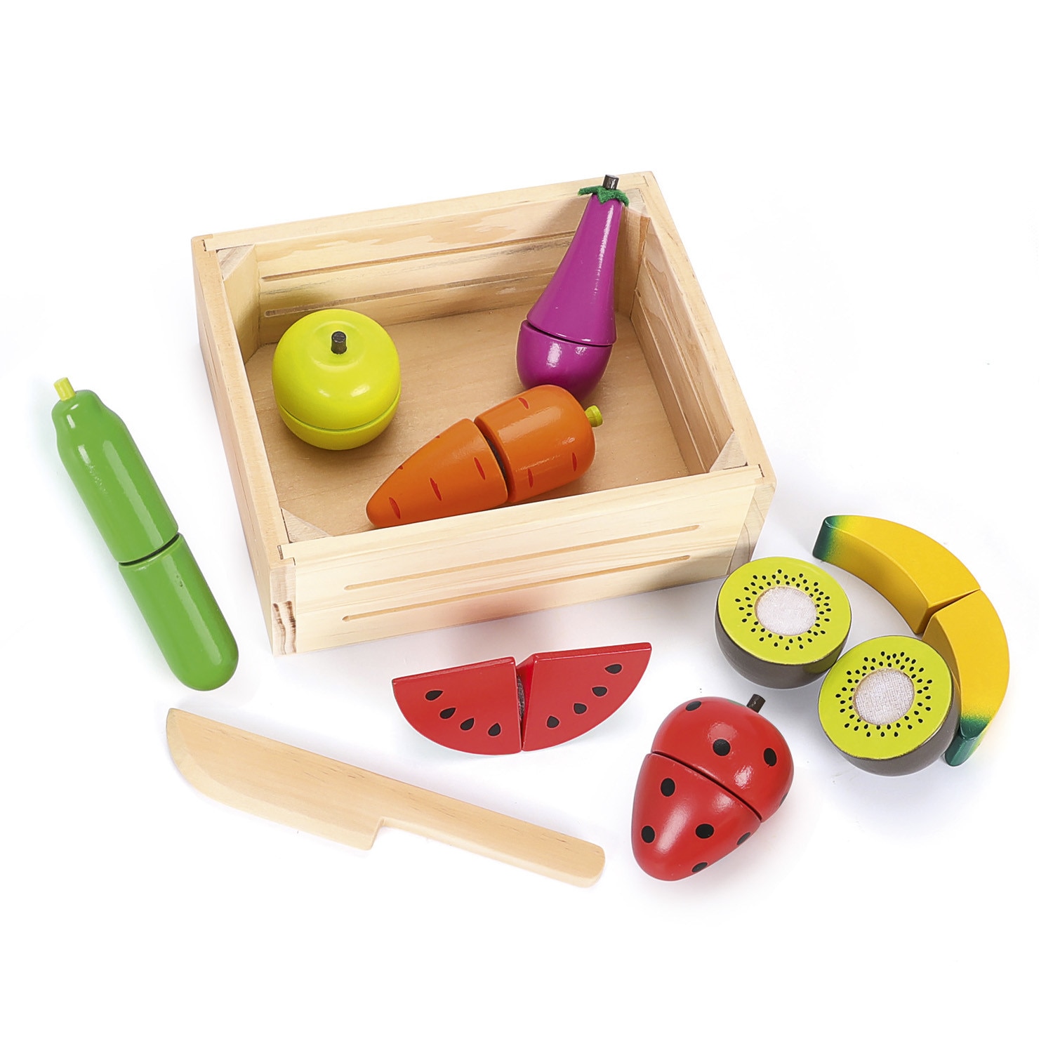 Magazin de lemn, supermarket, taraba piata pentru copii cu accesorii, 4 ...