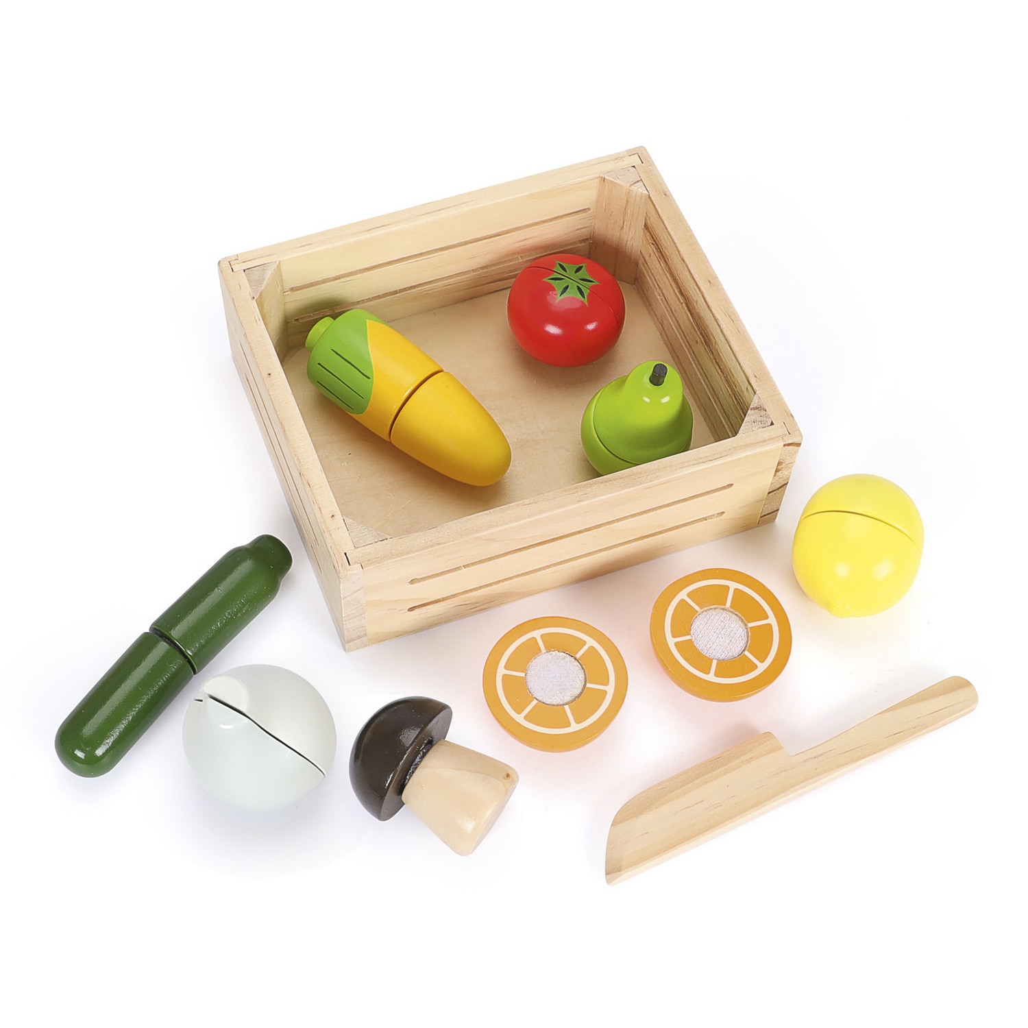 Magazin de lemn, supermarket, taraba piata pentru copii cu accesorii, 4 ...