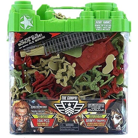 Set figurine soldati de armata The Corps Big Battle Playset Elite, 104 ...