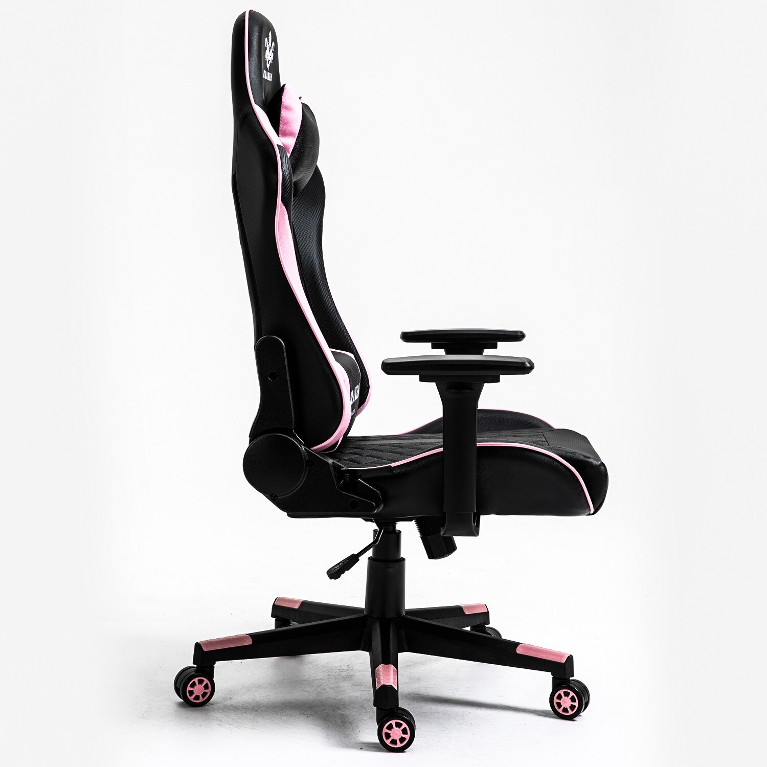 Scaun gaming Helios, Kraken, Piele ecologica, 130kg, Roz/Negru - eMAG.ro