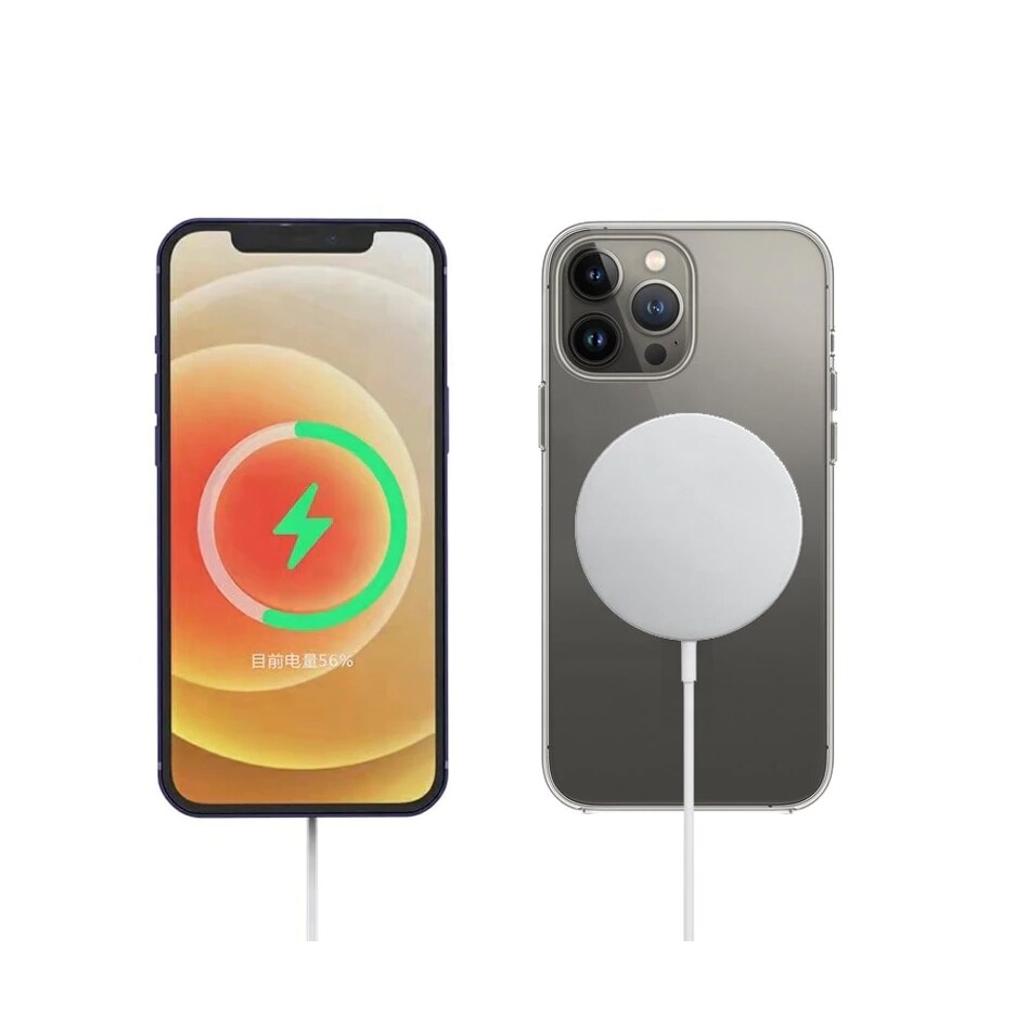 Incarcator Wireless cu magnet, Magsafe, compatibil cu iphone 11/12/13 ...