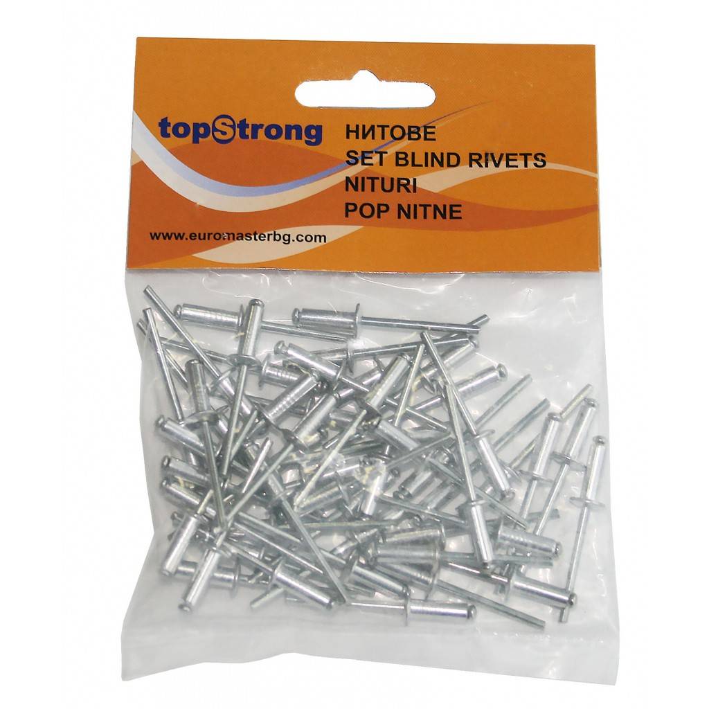 Set 50 pop-nituri Topstrong 511139, 4x16mm - eMAG.ro