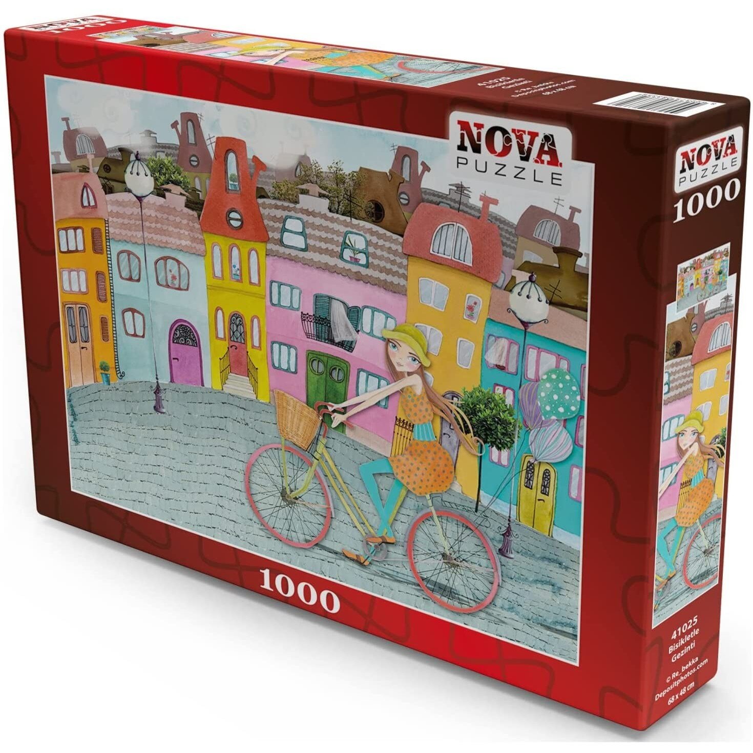 Puzzle 1000 piese Nova - By Bike - eMAG.ro