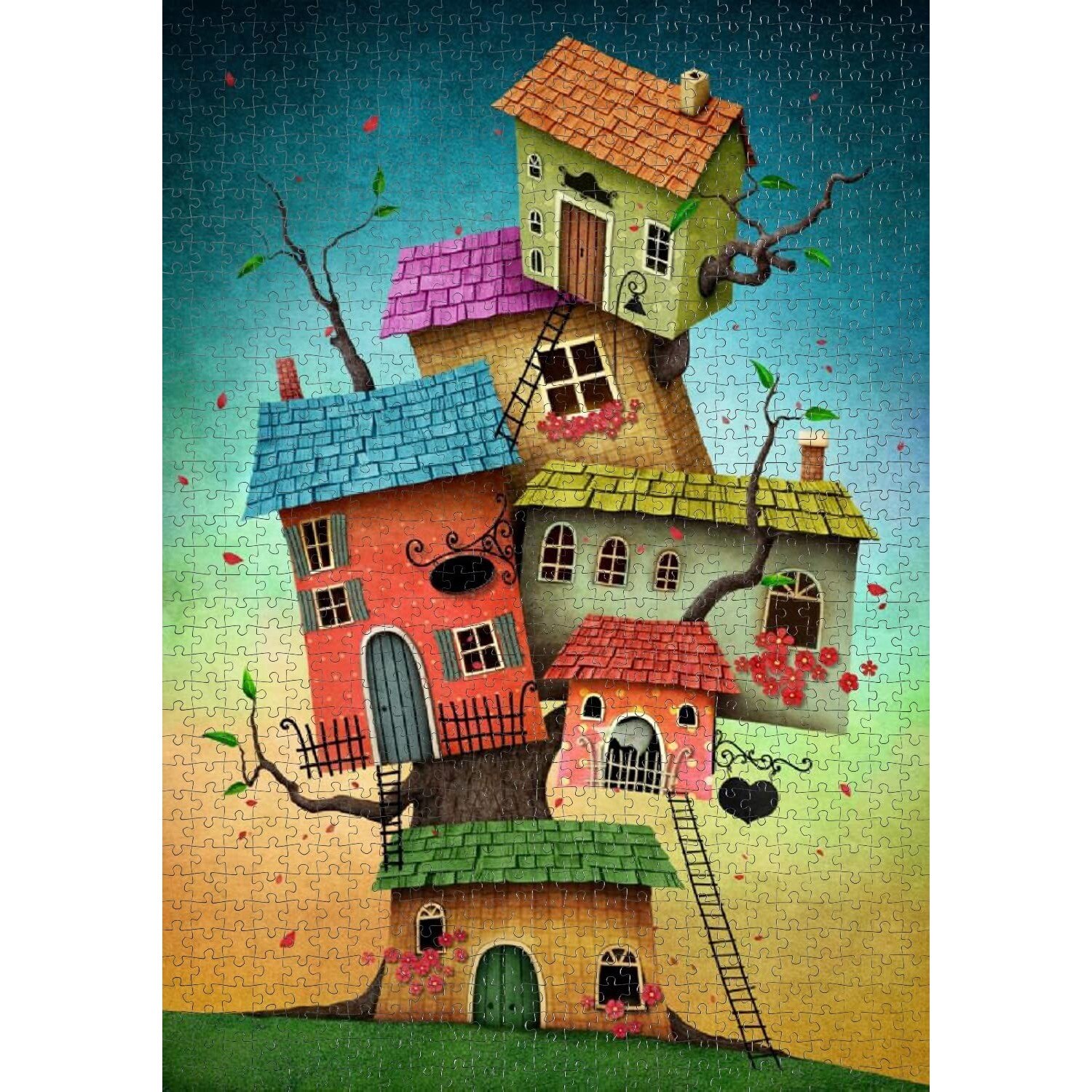 Puzzle 1000 piese Nova - Fantastic Houses - eMAG.ro