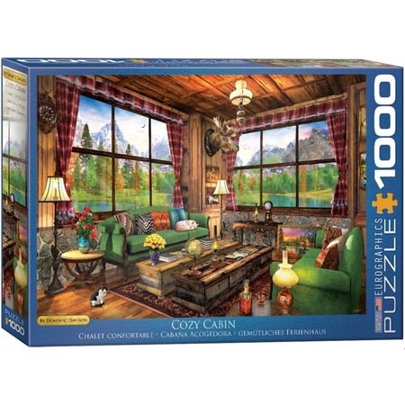 Eurographics - Puzzle Davison: Cozy Cabin - 1 000 darab - eMAG.hu