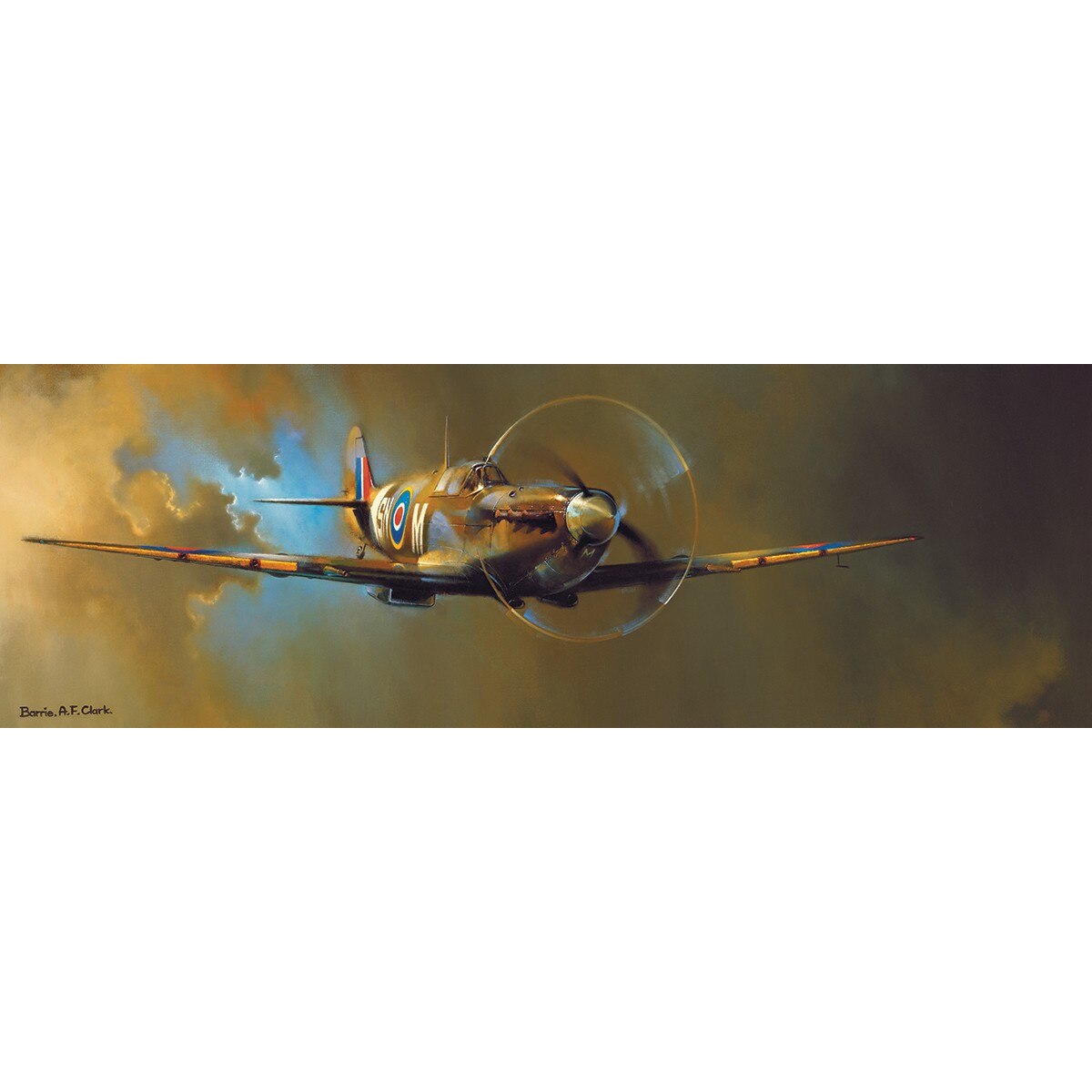 Eurographics - Spitfire by Barrie A.F. Clark 1000 db-os puzzle - eMAG.hu