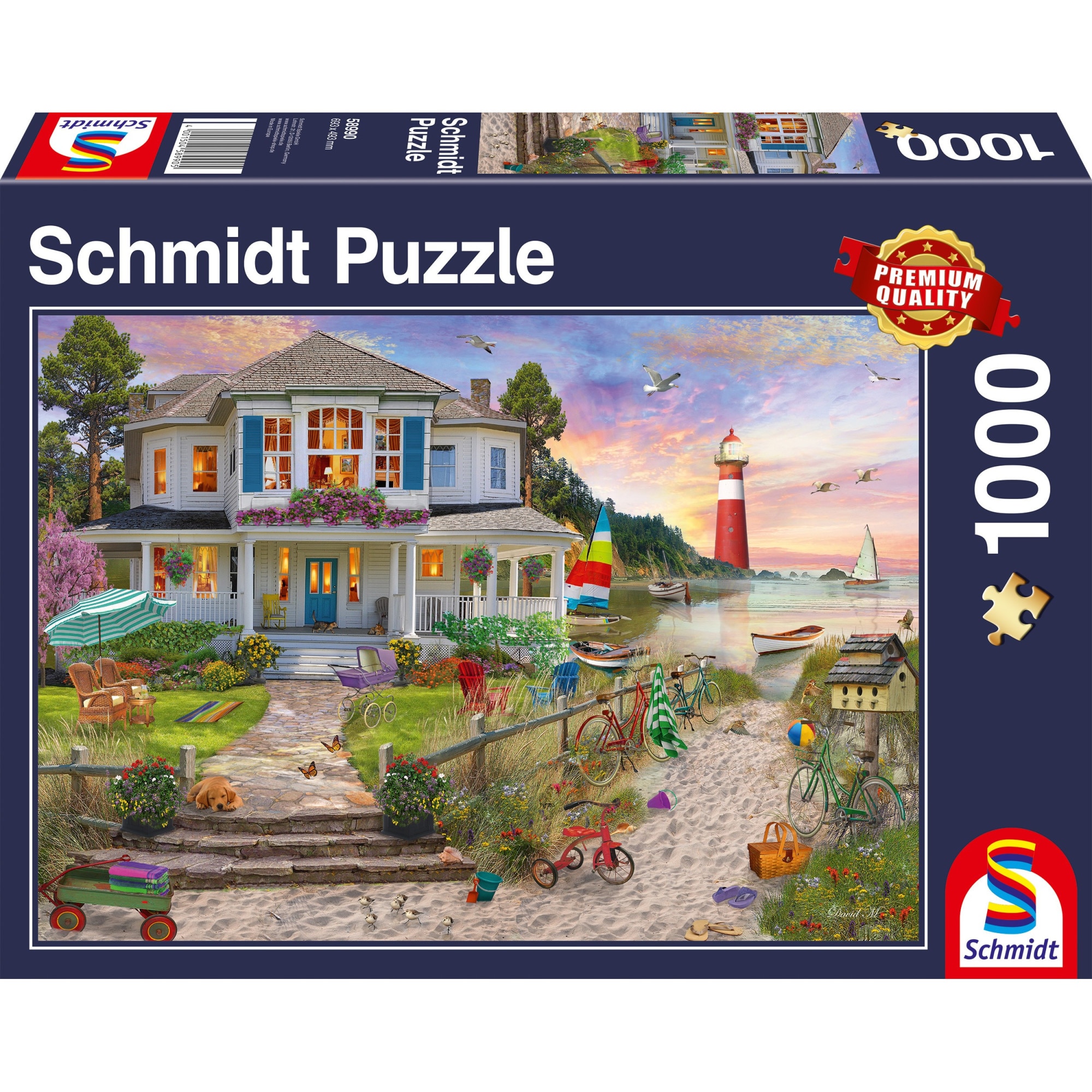 Puzzle 1000 piese Schmidt - The Beach House - eMAG.ro