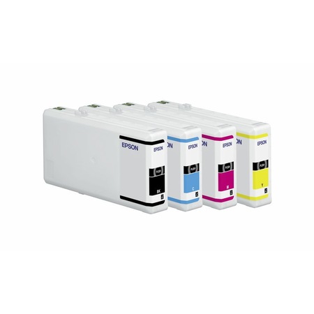 Set 4 Cartuse compatibile Epson WorkForce Pro WF-C8690 Pro WF-C8190 ...