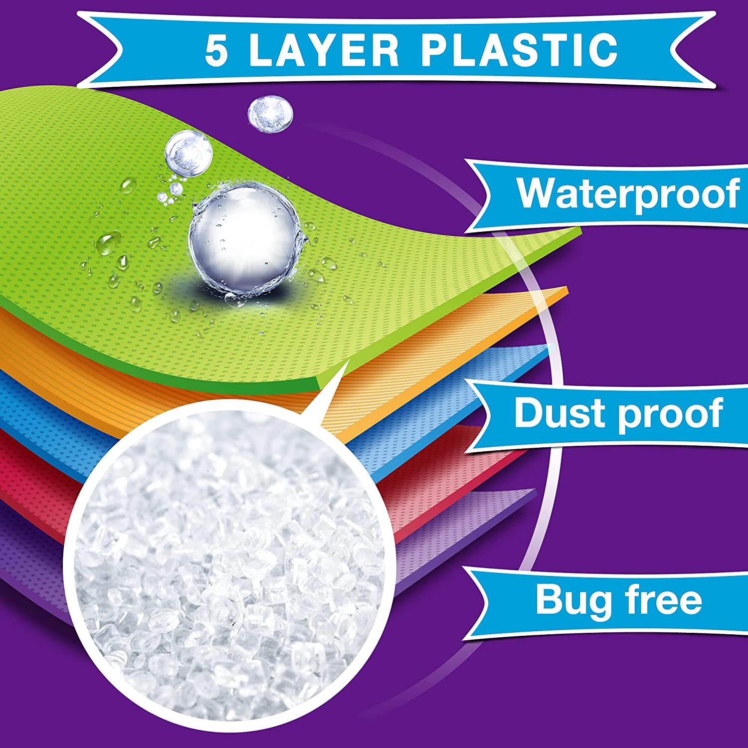 Set 8 geanta de depozitare, Ronyes, saci de vid cu sigilare manuala, 35-70cm, Transparent - eMAG.ro