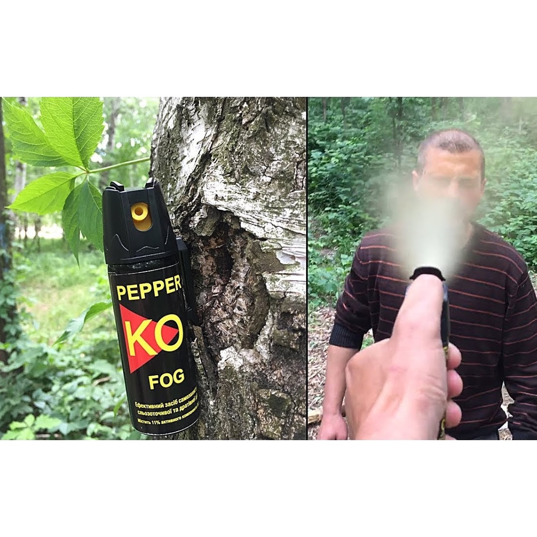 Spray cu piper Pfeffer KO, dispersant, auto-aparare, prindere curea, 50 ...