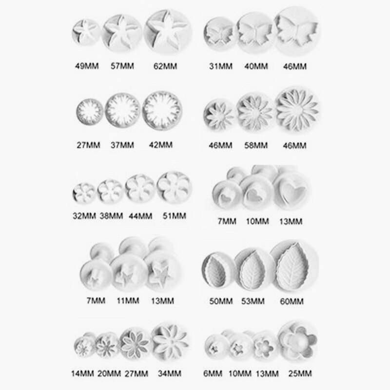 Set 33 Forme pentru Decorat Tort si Prajituri Cup Cake cu Stelute ...