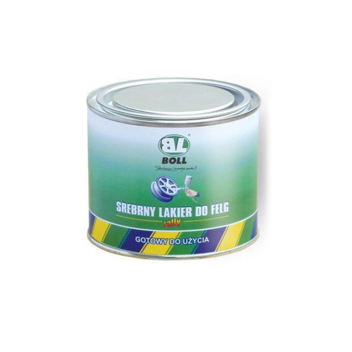 Vopsea pentru jante 1K culoare negru RAL 9005 BOLL 500ml - eMAG.ro