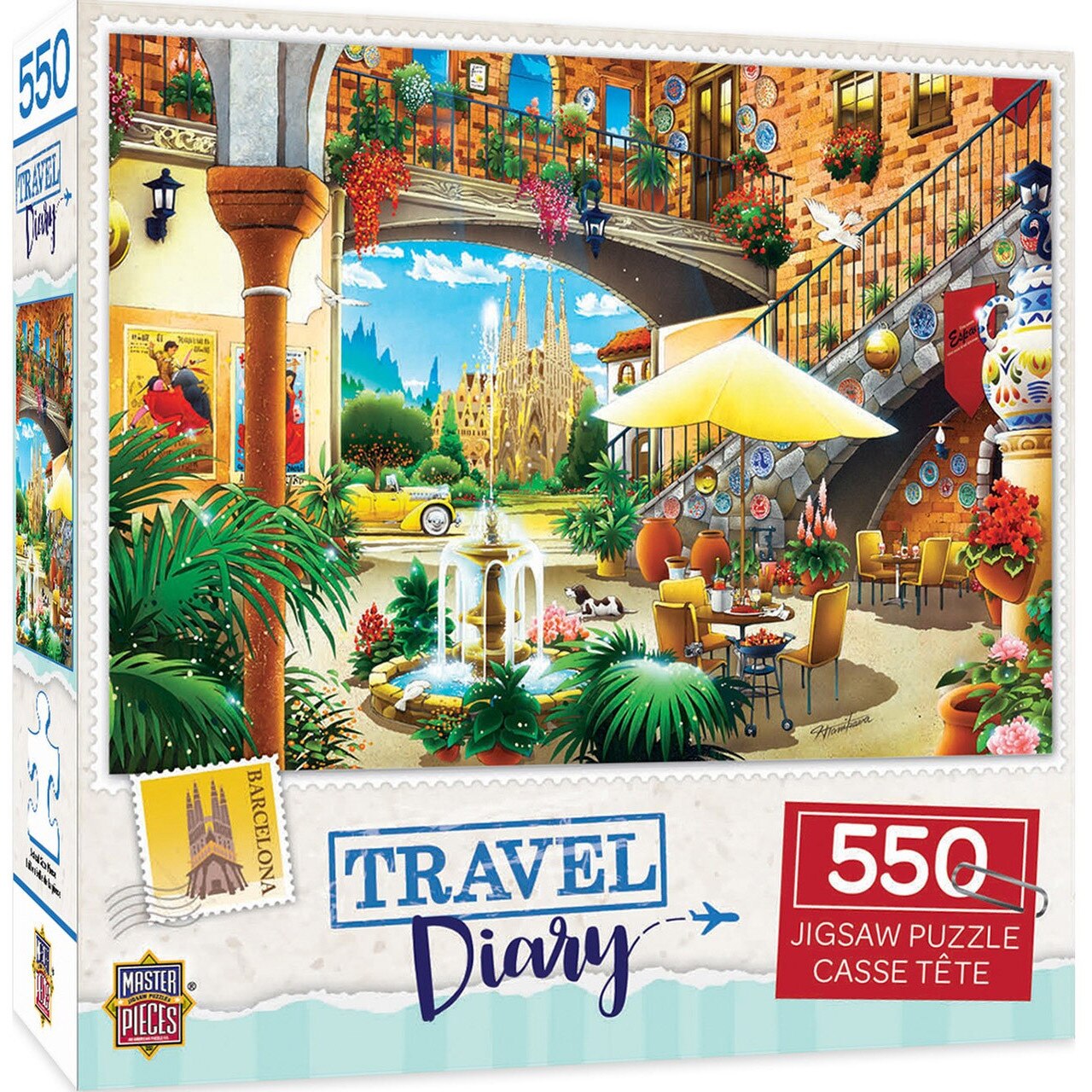 Puzzle 550 piese Master Pieces - Barcelona - eMAG.ro
