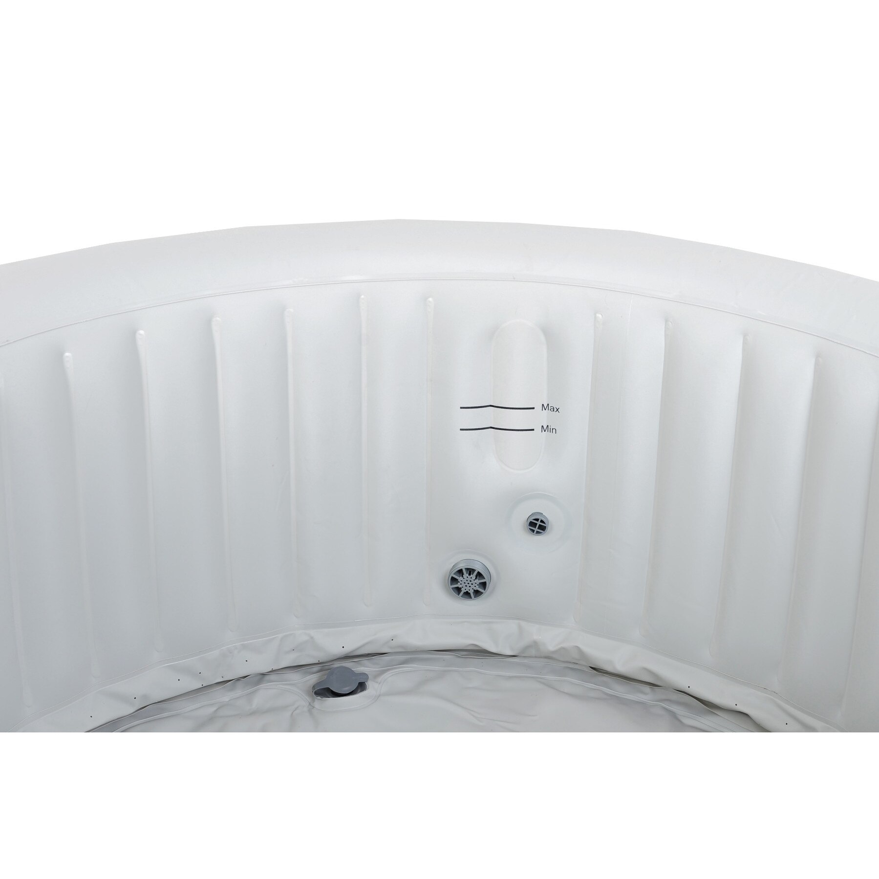 Jacuzzi gonflabil mobil NEW BeneoSpa pentru 4 persoane, maro si alb ...
