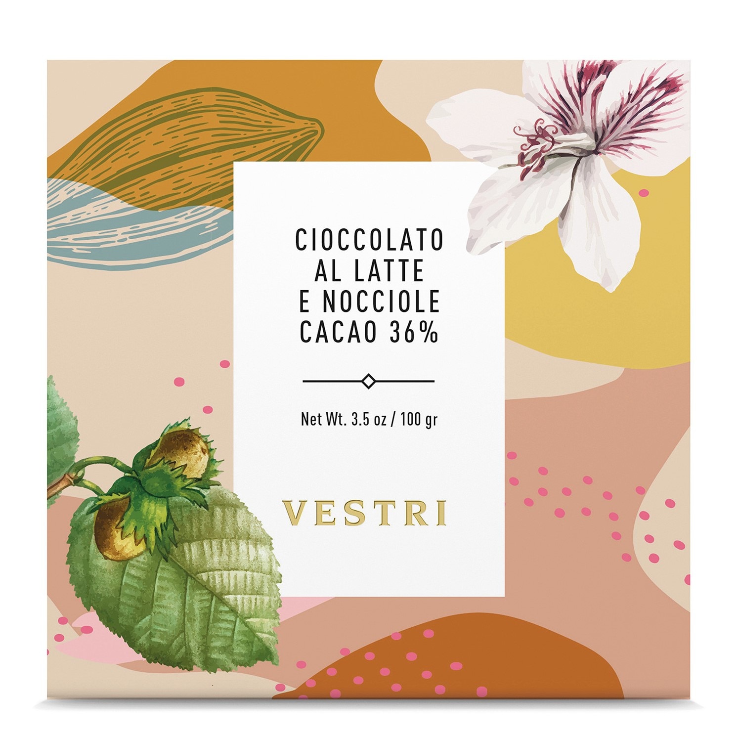 Ciocolata cu lapte si alune de padure intregi, Vestri, 100g - eMAG.ro