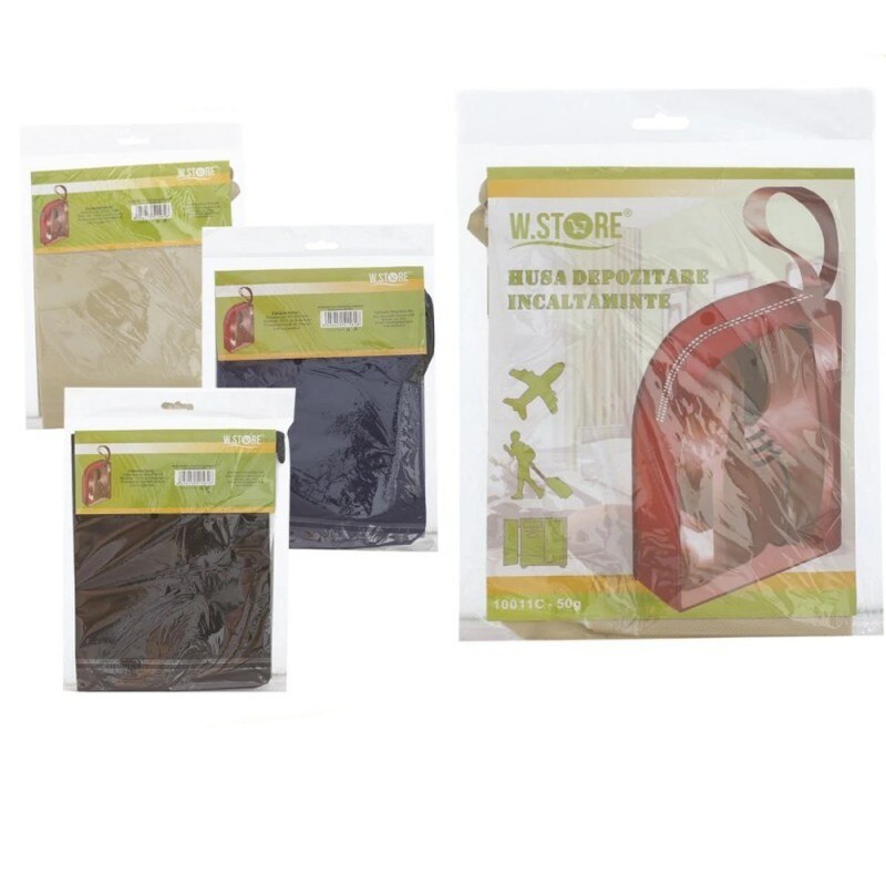 Cipőtároló táska, WSTORE, utazási csomagolás, textil anyag, 25x25 cm ...