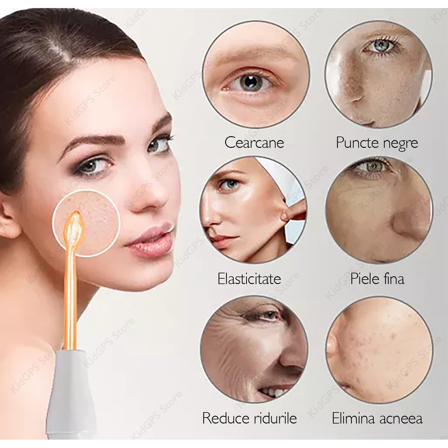 Electroderm Horigen® Dermo Pro, tratament cu frecventa Inalta pentru ...