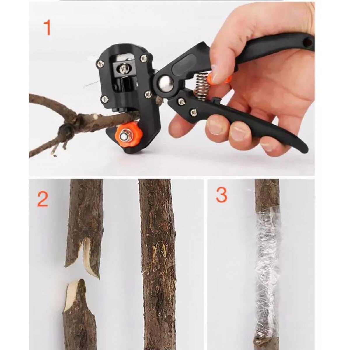 Cleste pentru altoit cu 3 Lame ( U, V si Ω ) si banda altoit inclusa ...