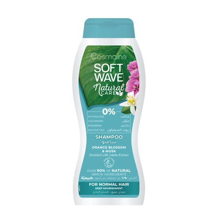 Шампоан за нормална коса, Cosmaline Soft Wave Natural Care, 400 мл ...
